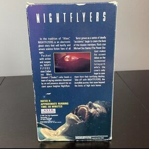 Other | Rare Vintage Nightflyers 1987 Vhs Tape Horror Very Good | Poshmark